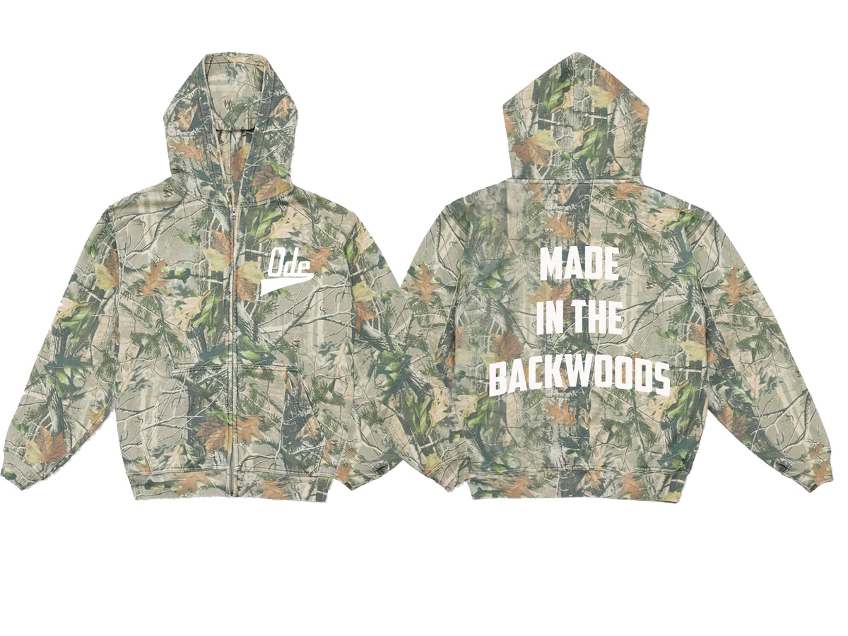The ODE Made In The Backwoods Camo Zip Hoodies – Ode Clothing