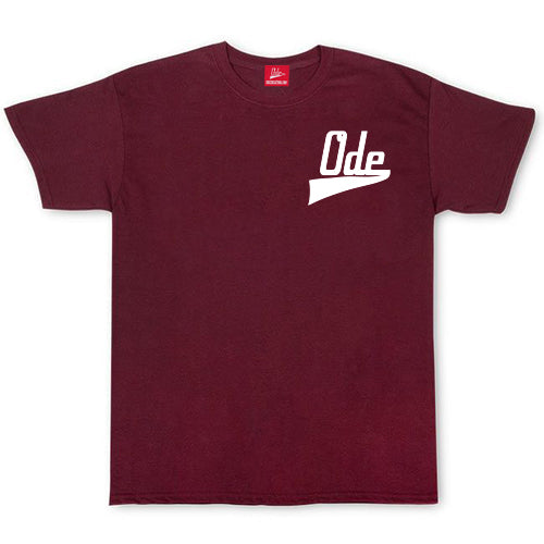 Ode Script T-Shirt -Maroon – Ode Clothing